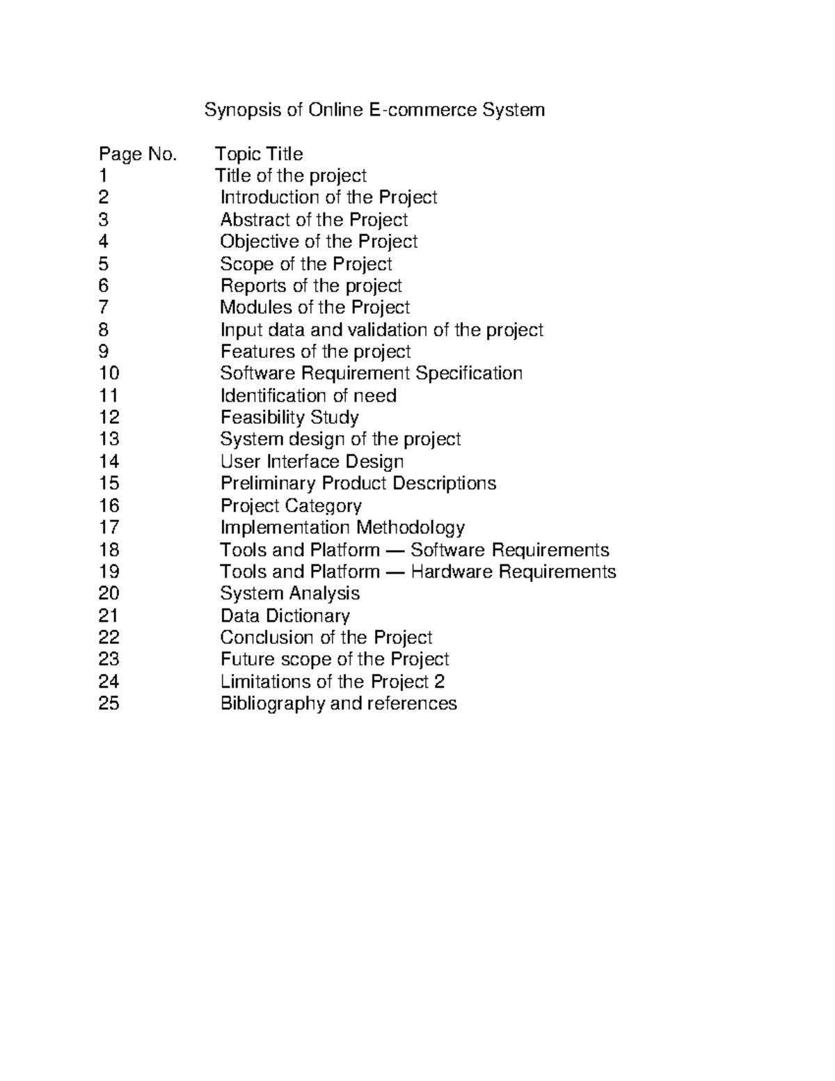 Synopsis-of-online-e-commerce-system 1 compress website - Synopsis of ...