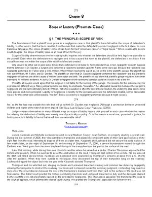 Flow chart and outline for strict liability - Respondeat Superior ...