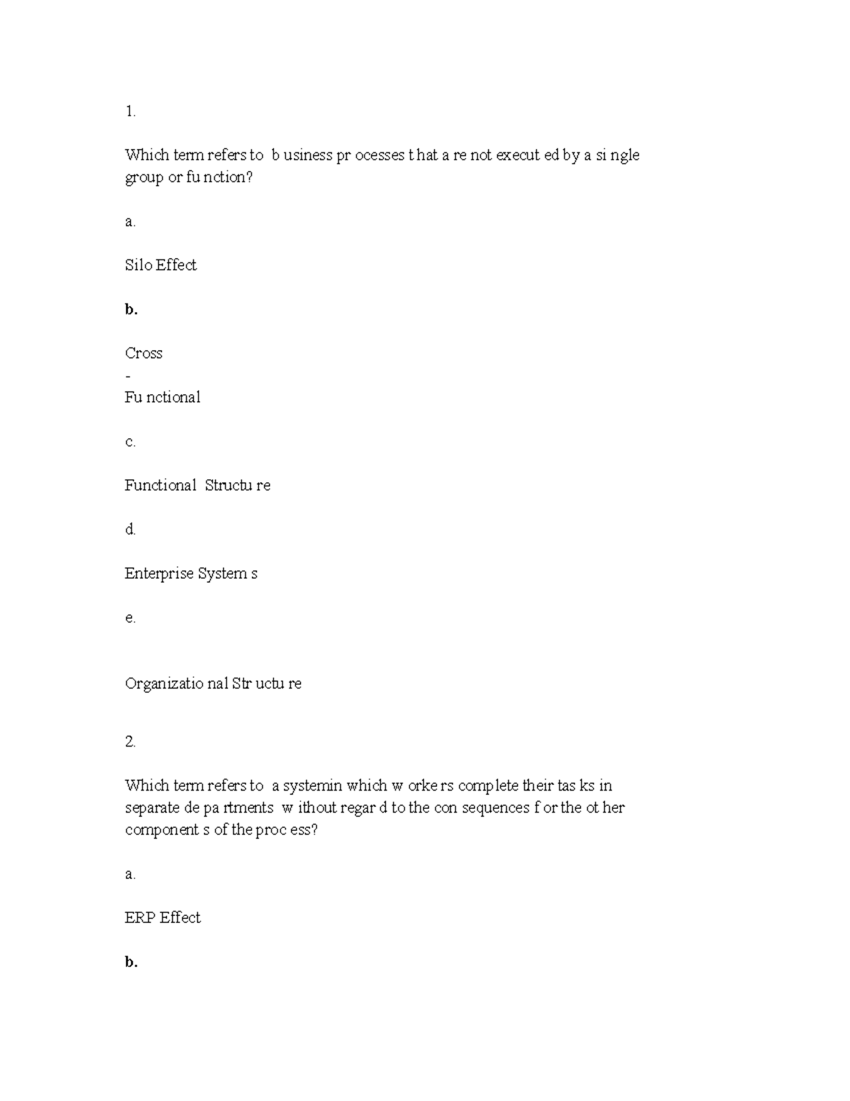 Final Exam Review: BIS Course - Key Concepts and Processes - Studocu