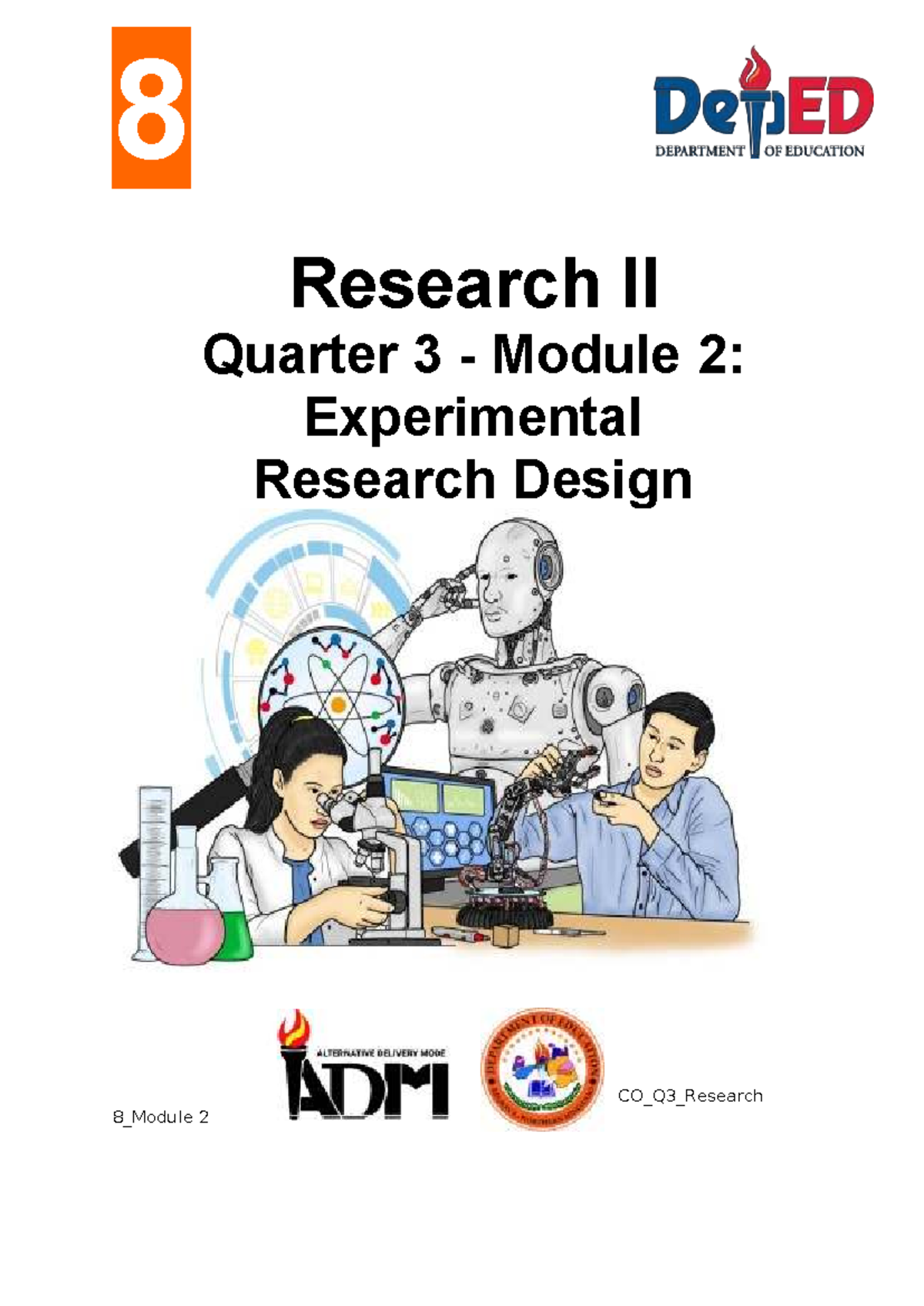 Grade 8 Research II Q3 Module 2: Experimental Research Design Guide ...