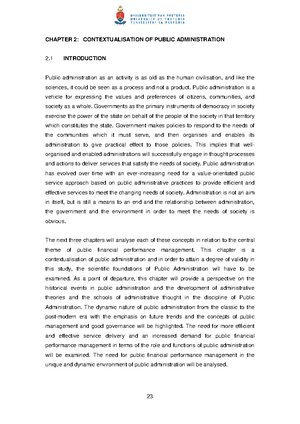 PADM notes-1 - Summary Introduction To Public Administration - Chapter ...