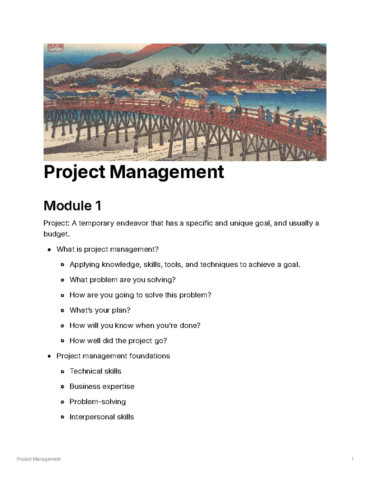 Project Management 101: Foundations and Strategies for Success - Studocu