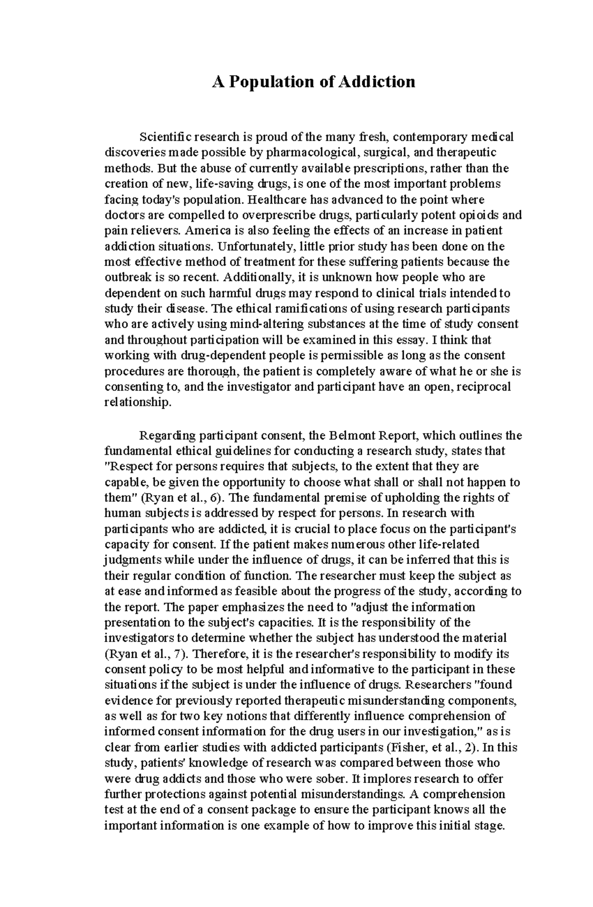 A Population of Addiction - A Population of Addiction Scientific ...