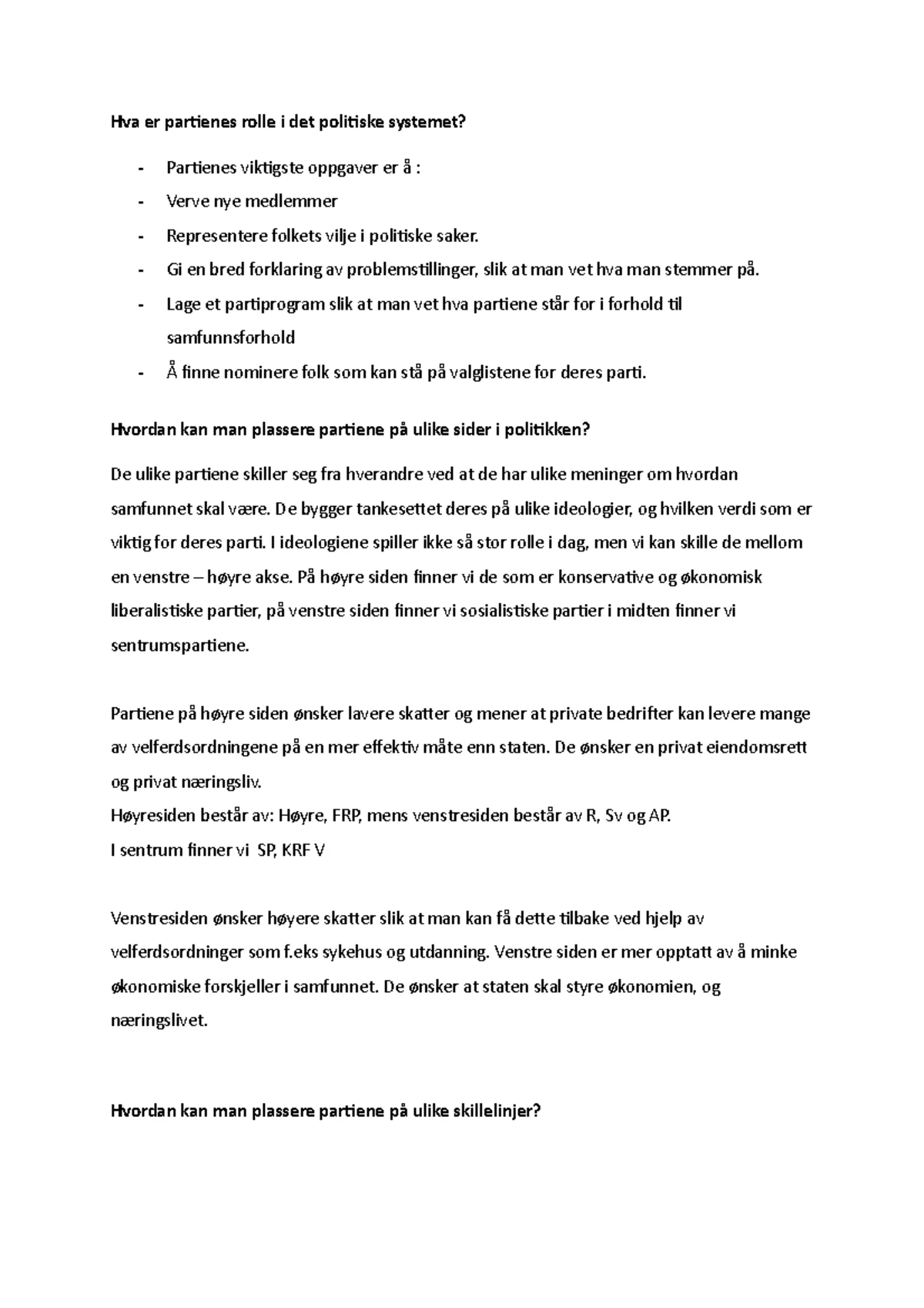 1.2 Hva er Demokrati? En Oppsummering av Begrepet og Historien - Studocu