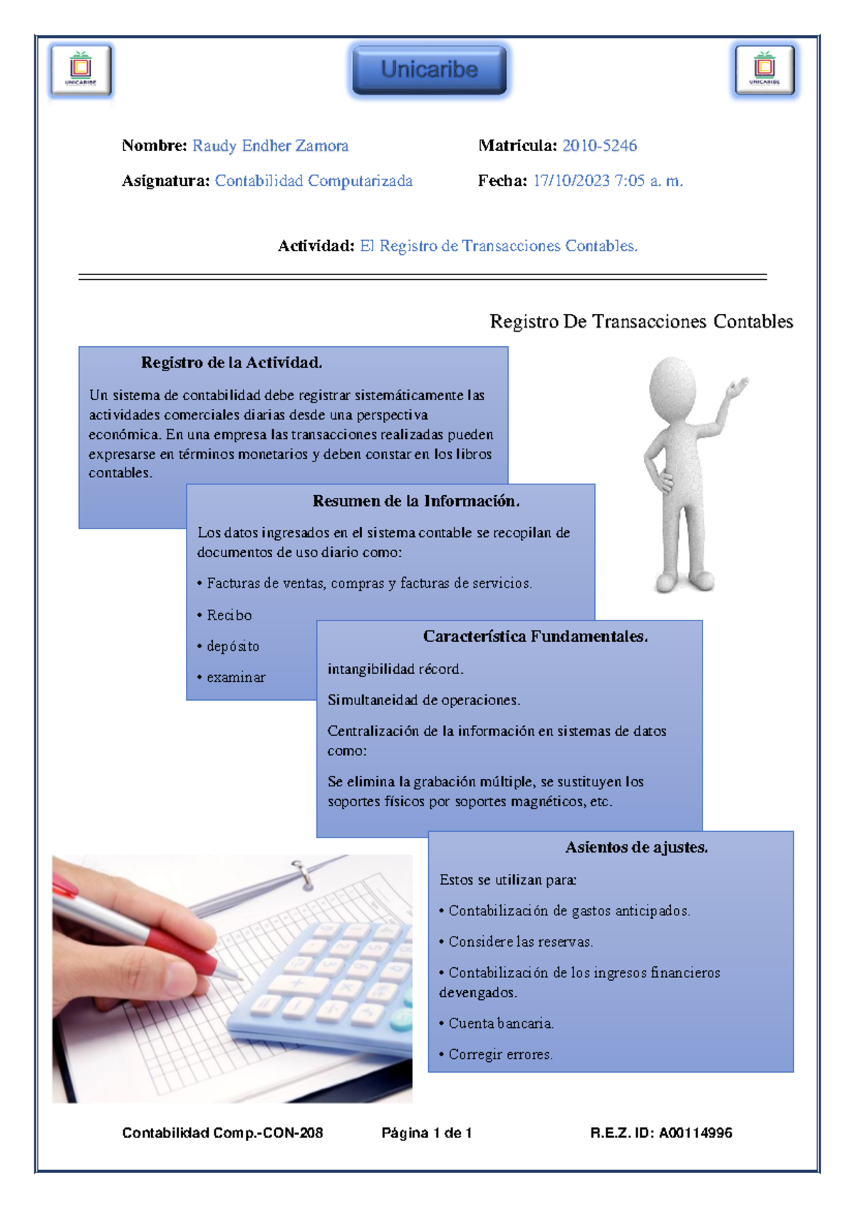 Unidad 4 - Actividad 1: Registro de Transacciones Contables - CON-208 ...