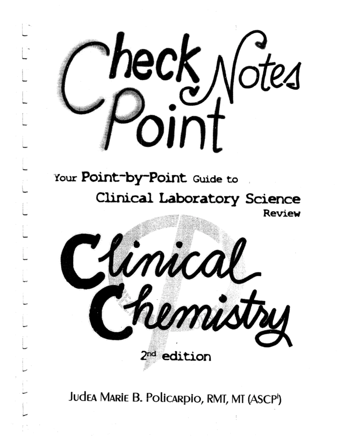 1.1 CLIN CHEM Checkpoints - Check Notes check Point Your Guide to ...