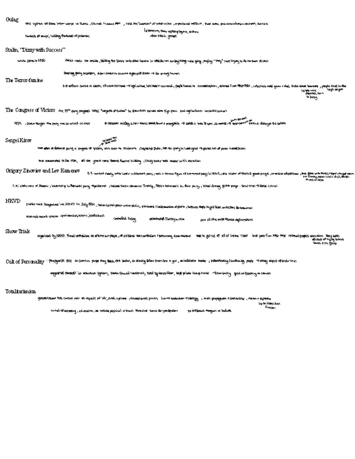 Stalin's Regime: The Gulag System and Totalitarian Terror - Studocu