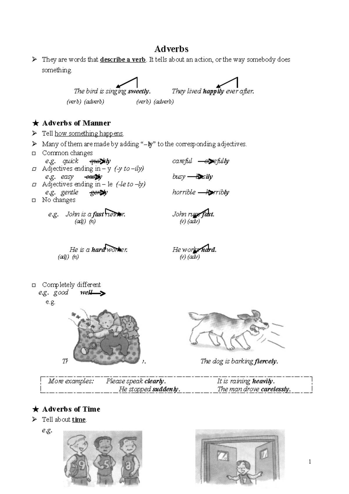 Adverbs: Understanding Their Usage and Forms in English - Studocu