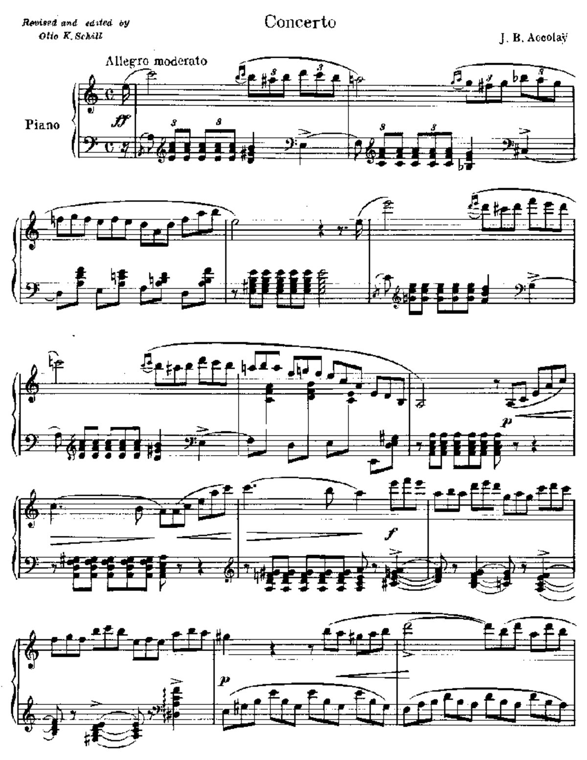 Accolay Violin Concerto No. 1 Score Analysis - Studocu