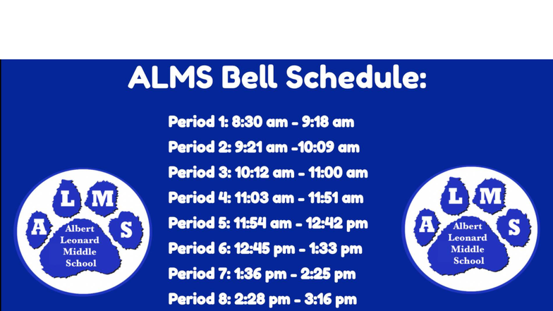 ALMS Bell Schedule 2022-2023: Class Period Times - Studocu