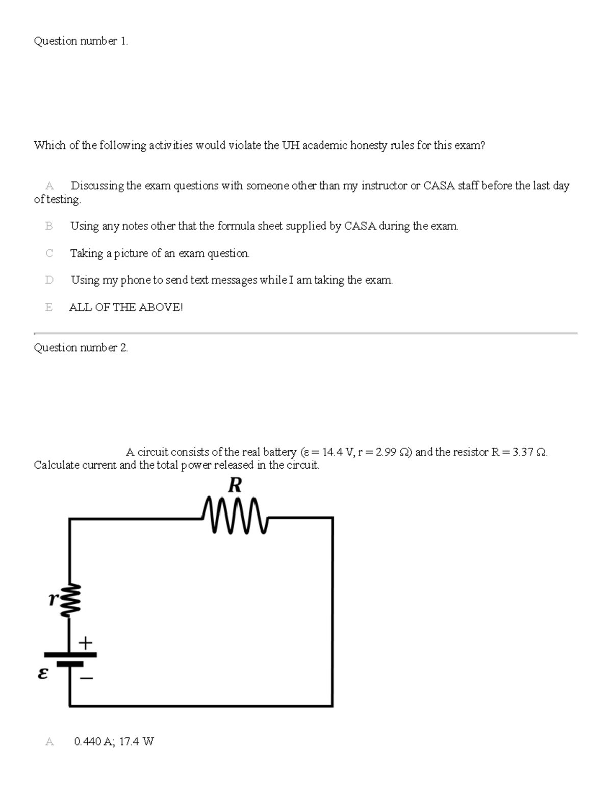 Exam 2 - Physics Questions and Answers - Studocu
