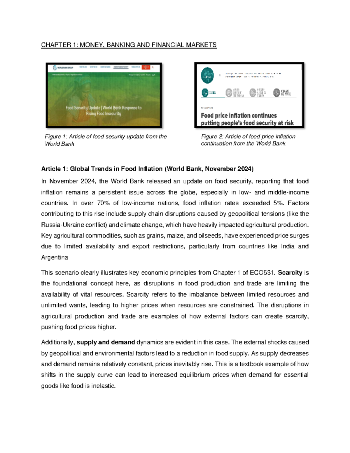 Chapter 1: ECO531 - Money, Banking & Financial Markets Insights - Studocu