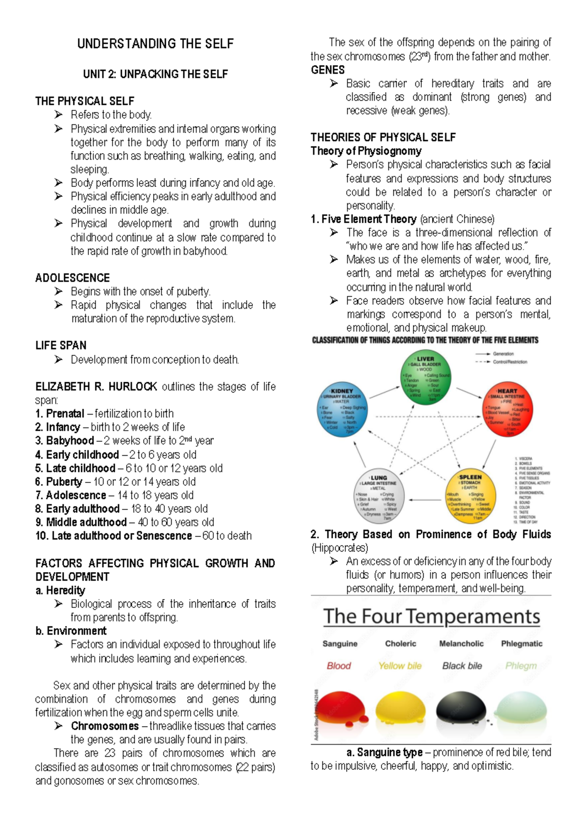 UTS - Lesson 1: Exploring the Physical Self and Body Development - Studocu