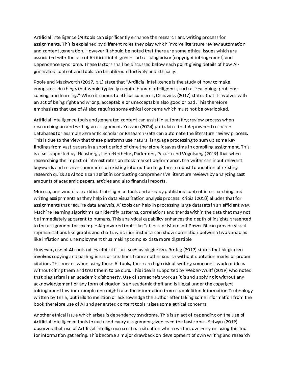 AI Tools in Research & Writing: Enhancing Assignments Ethically - Studocu