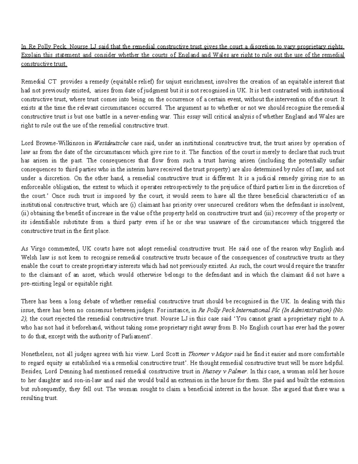 Joseph raz - Revision sheet - Joseph Raz, ‘The Rule of Law and its ...