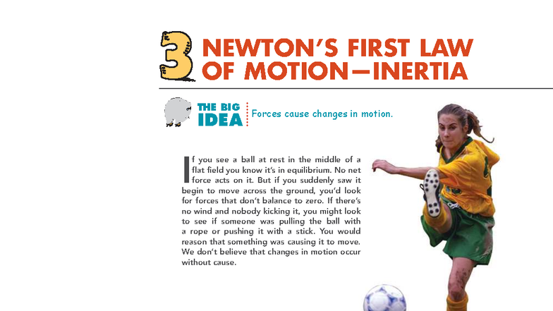 Ch 3: Motion and Forces - Understanding Inertia and Newton's Laws - Studocu