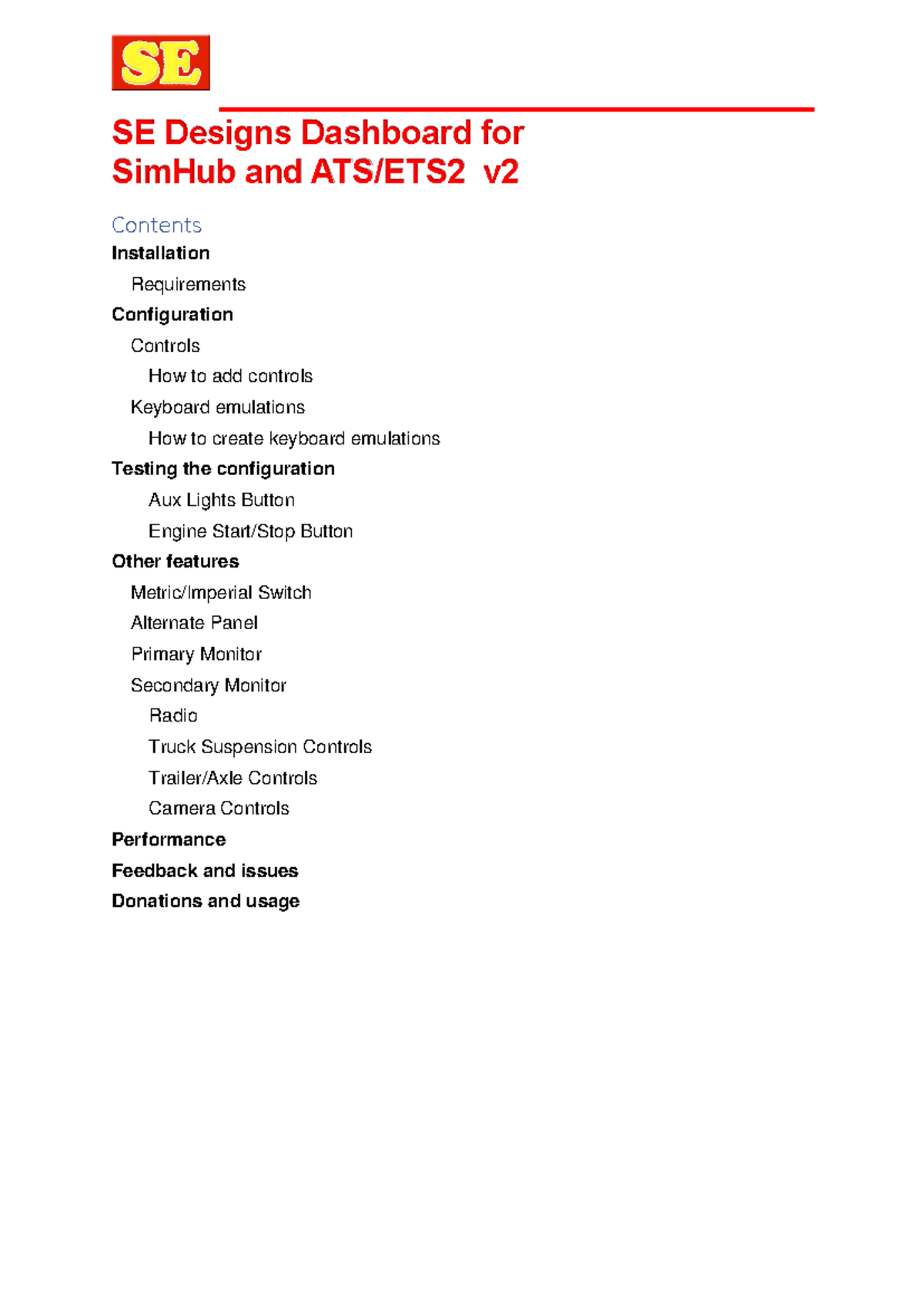 SE Designs Dashboard for SimHub: Installation & Configuration Guide ...