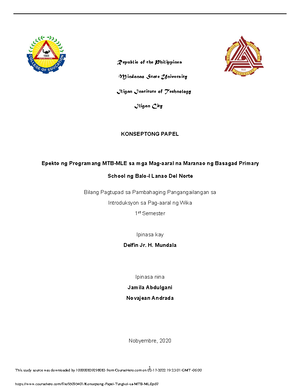 Halimbawa ng Pagsusulit sa Filipino 9 Mga halimbawa ng pagsusulit sa ...