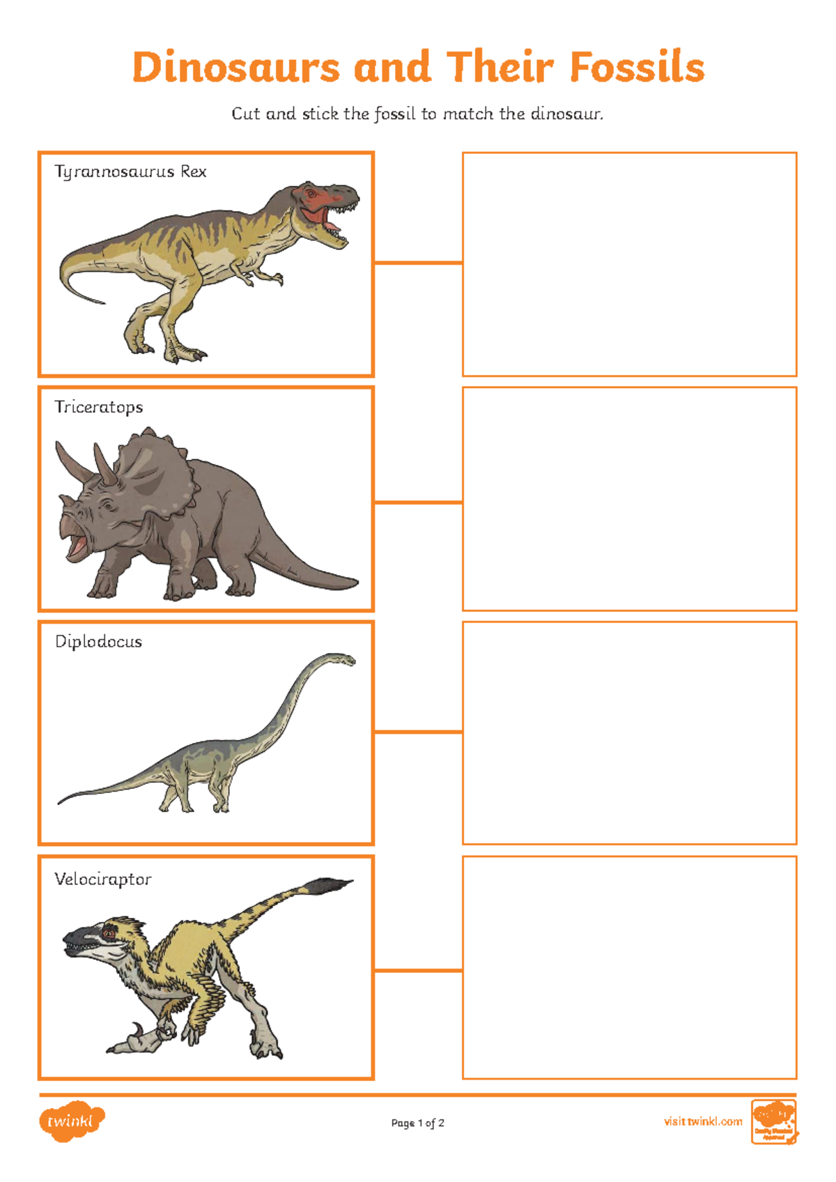 Dinosaurs and Their Fossils Activity Guide - Studocu