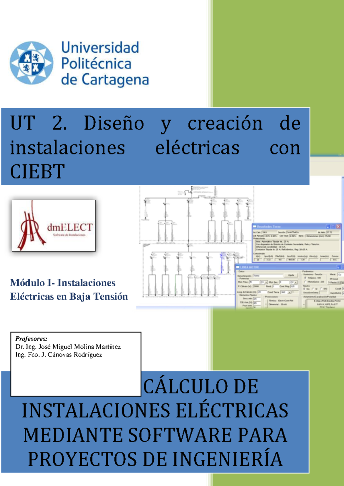 2.- Diseño y Cálculo de Instalaciones Eléctricas con CIEBT - UT 2 - Studocu