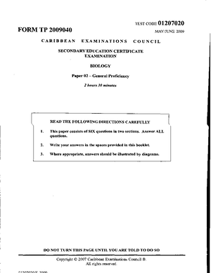 CSEC Chemistry - Notes - CSEC Chemistry 2024 SECTION A – PRINCIPLES OF ...