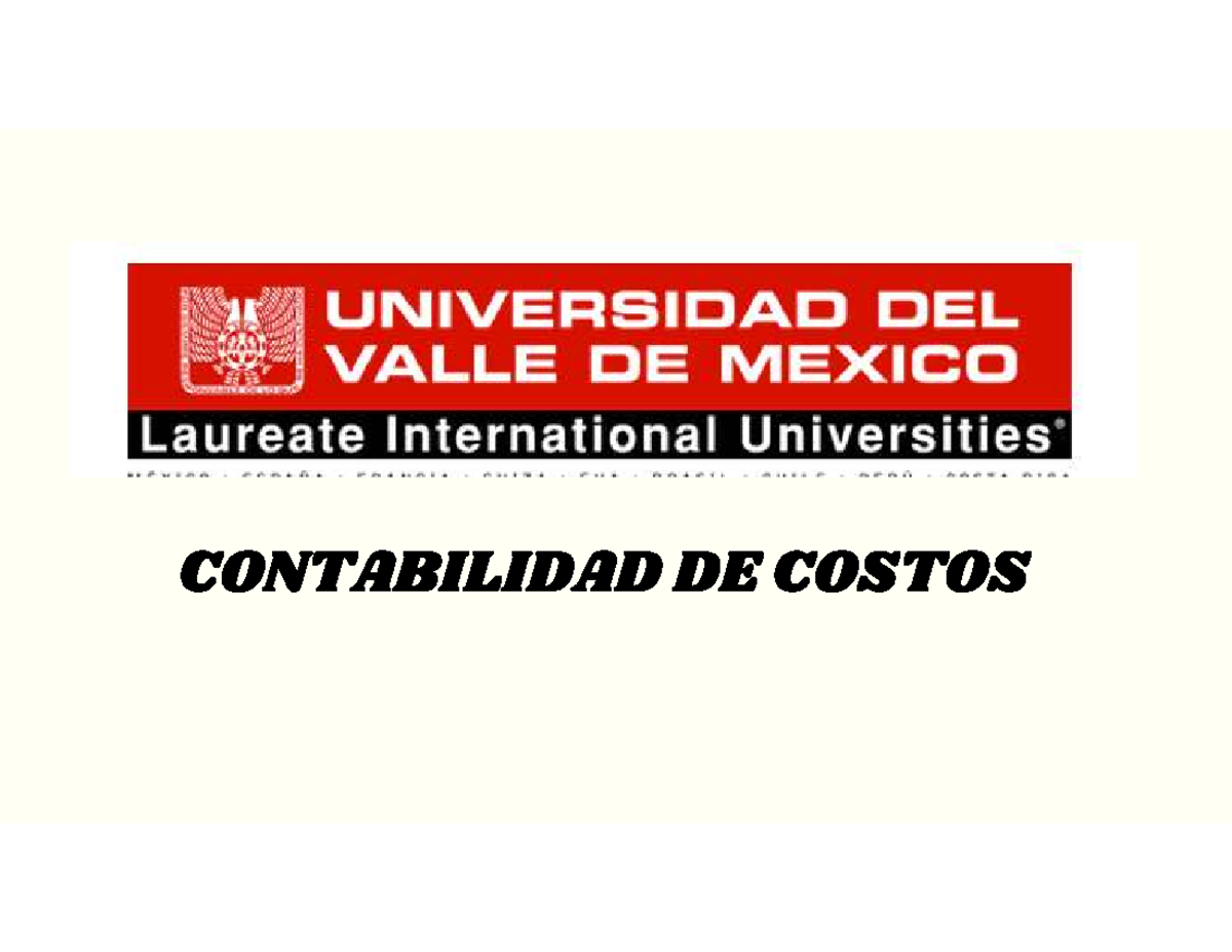 Clasificación de Costos: Controlables y No Controlables - UVM - Studocu