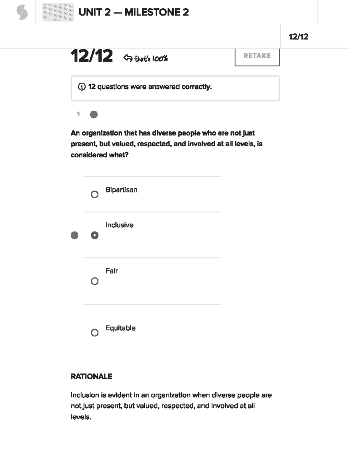 Business Communication Unit 2 Milestone 2 Retake Questions and Answers ...