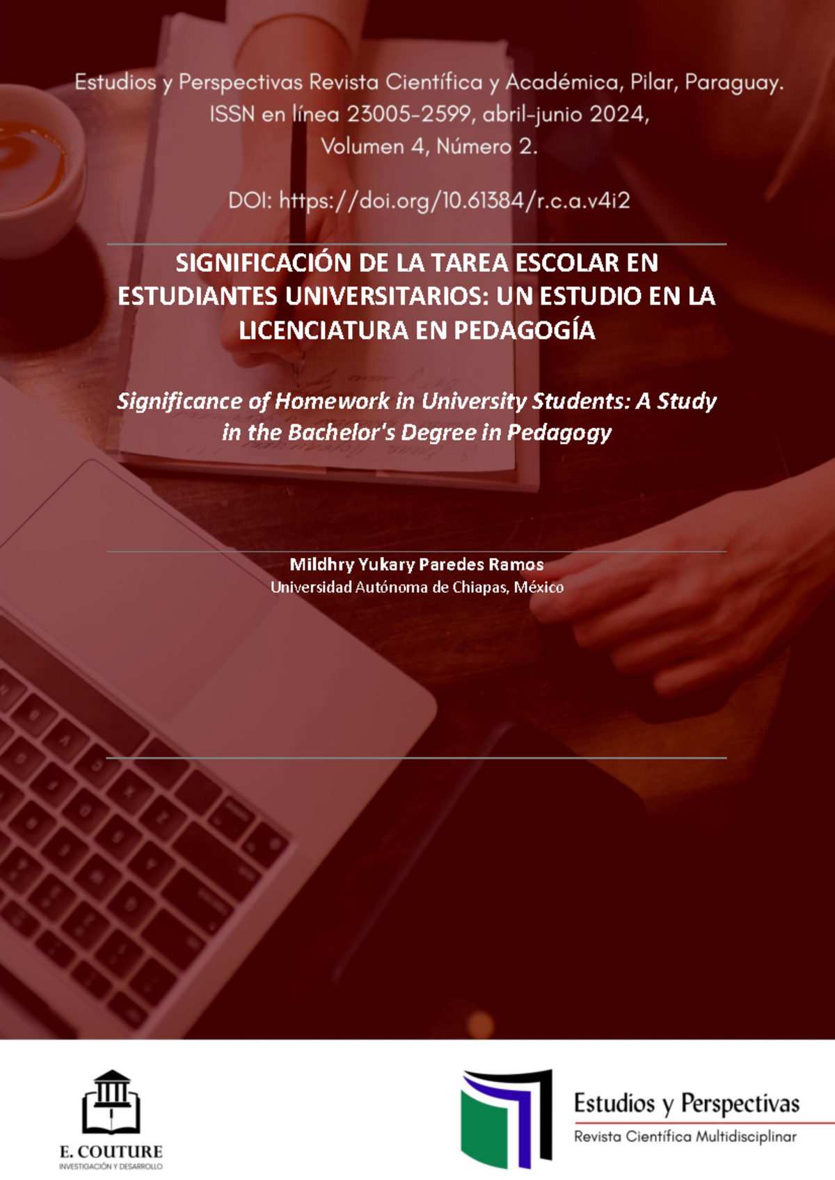 Significado de la Tarea Escolar en Estudiantes Universitarios: Estudio ...