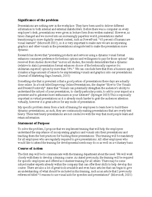 D354 Task 3 - This task is a piece of cake. Just do some research and ...