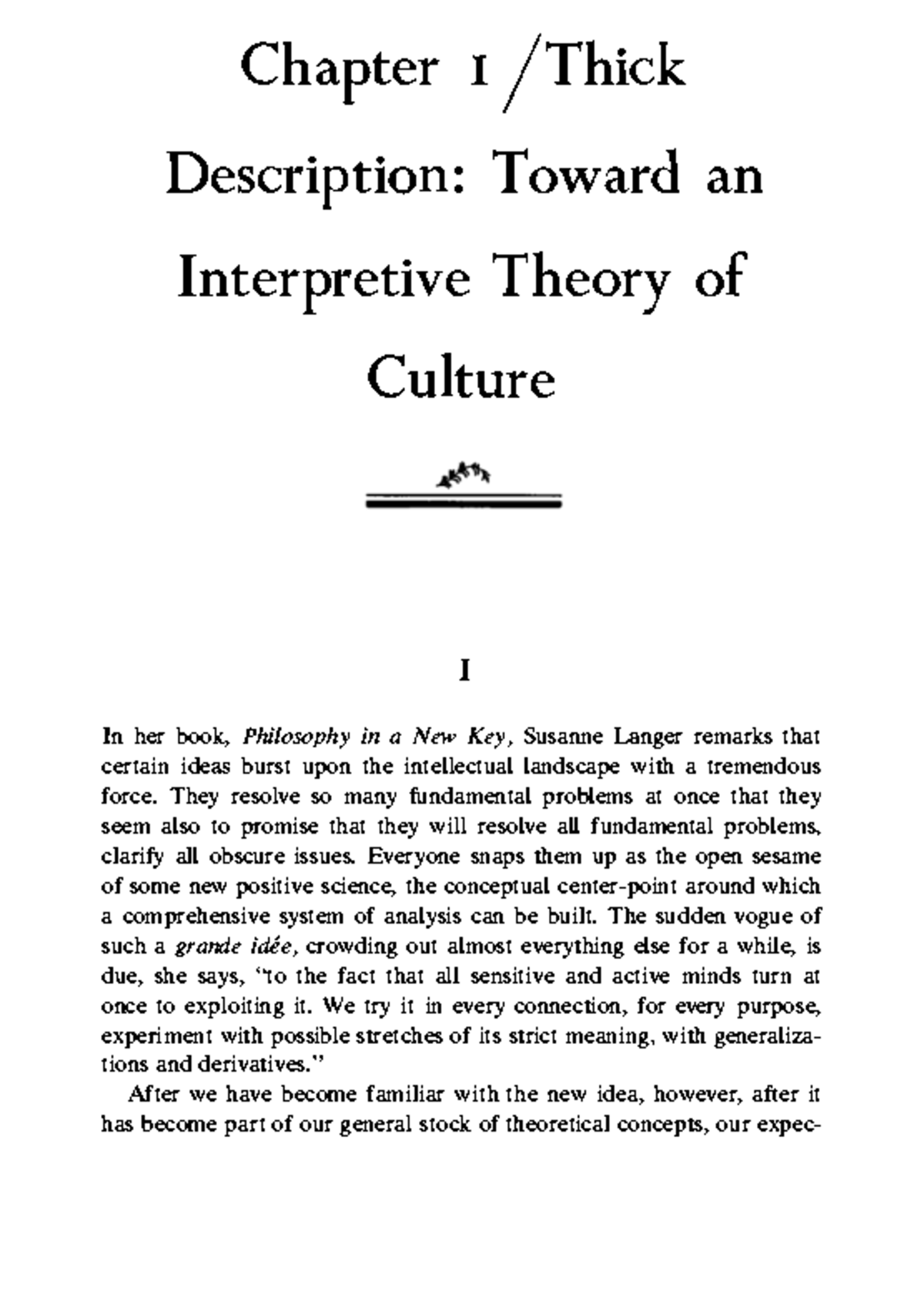 Thick Description: An Interpretive Theory of Culture (ANTH 101) - Studocu