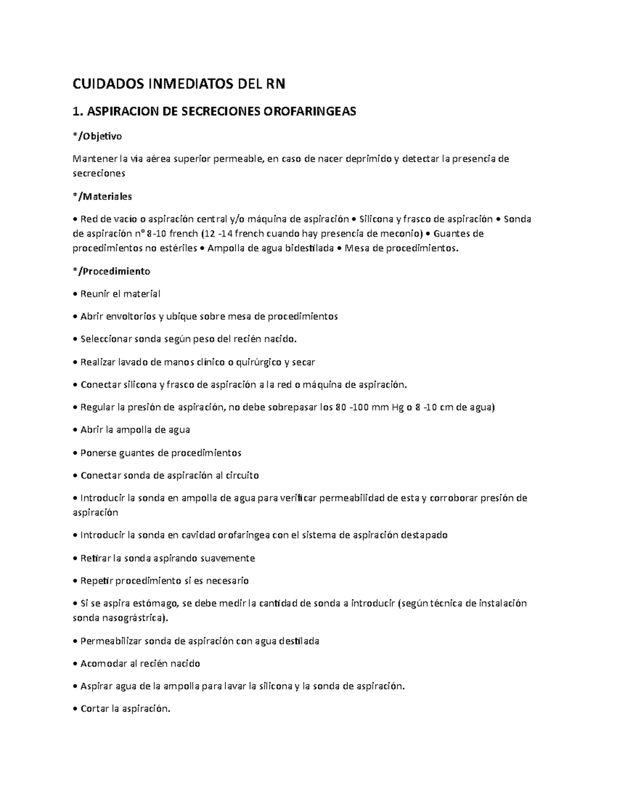 Cuidados Inmediatos del Recién Nacido: Guía Práctica para Atención ...
