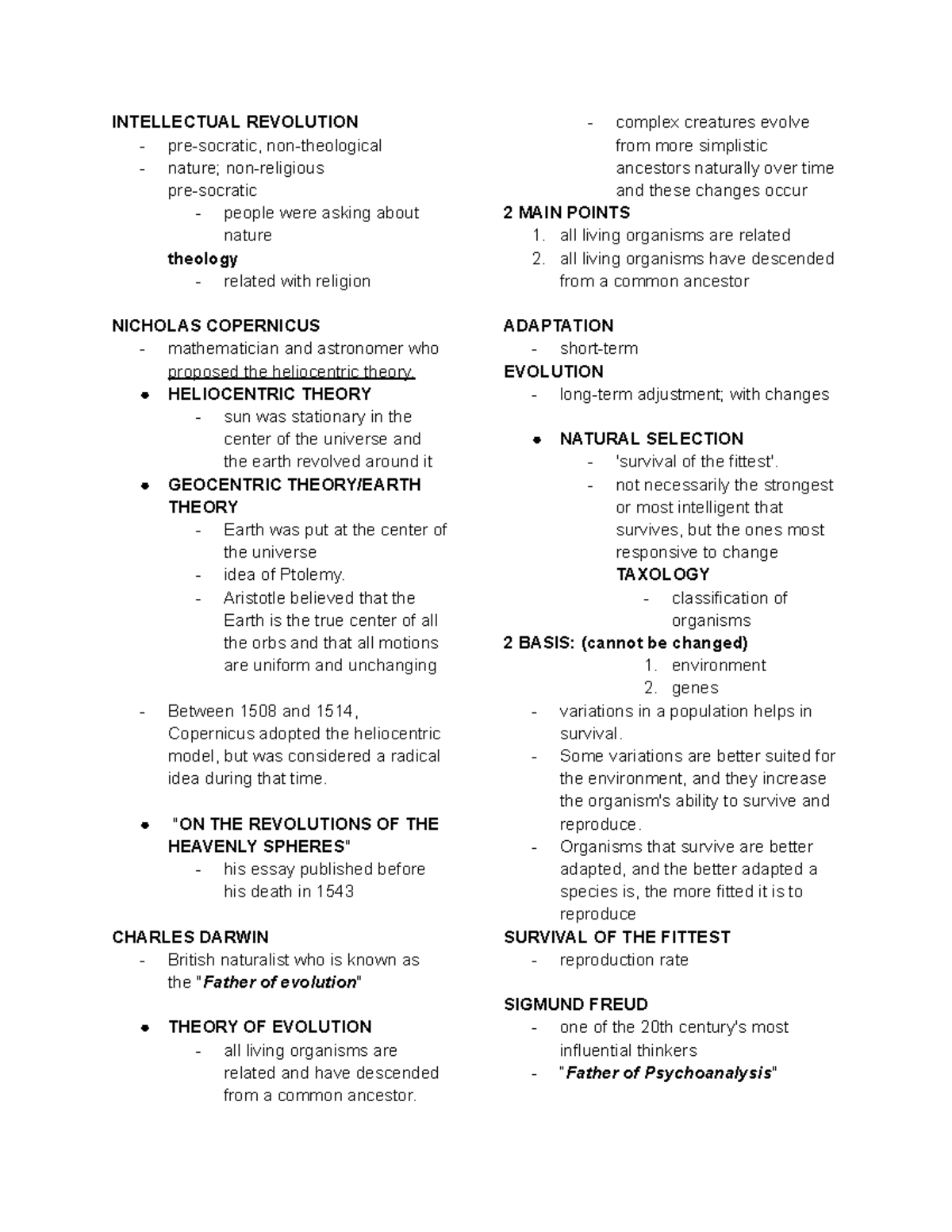 STS Midterms - SCIENCE AND TECHNOLOGY IN THE SOCIETY - INTELLECTUAL ...