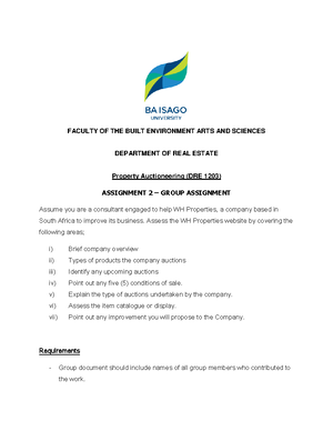 [Solved] real estate institute of botswana establishment and evolution ...