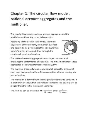 Economics Grade 12 Notes - ECONOMICS NOTES GRADE 12 ANNEXTURE A PAPER 1 ...