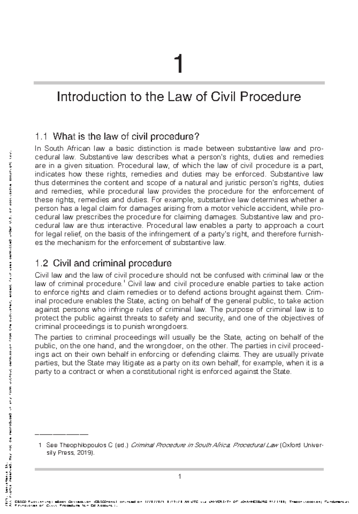 Theophilopoulos 2025 Principles of Civil Procedure Explained - Studocu