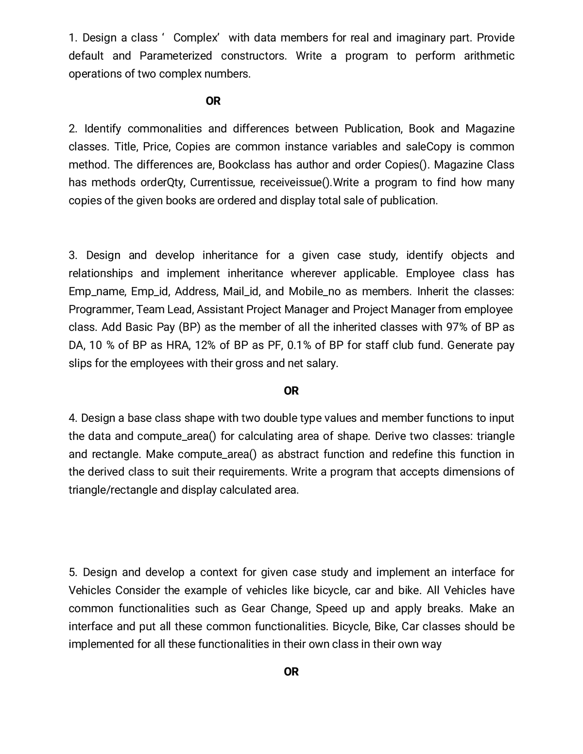 CS101: Comprehensive Guide to Object-Oriented Programming Concepts and - Studocu