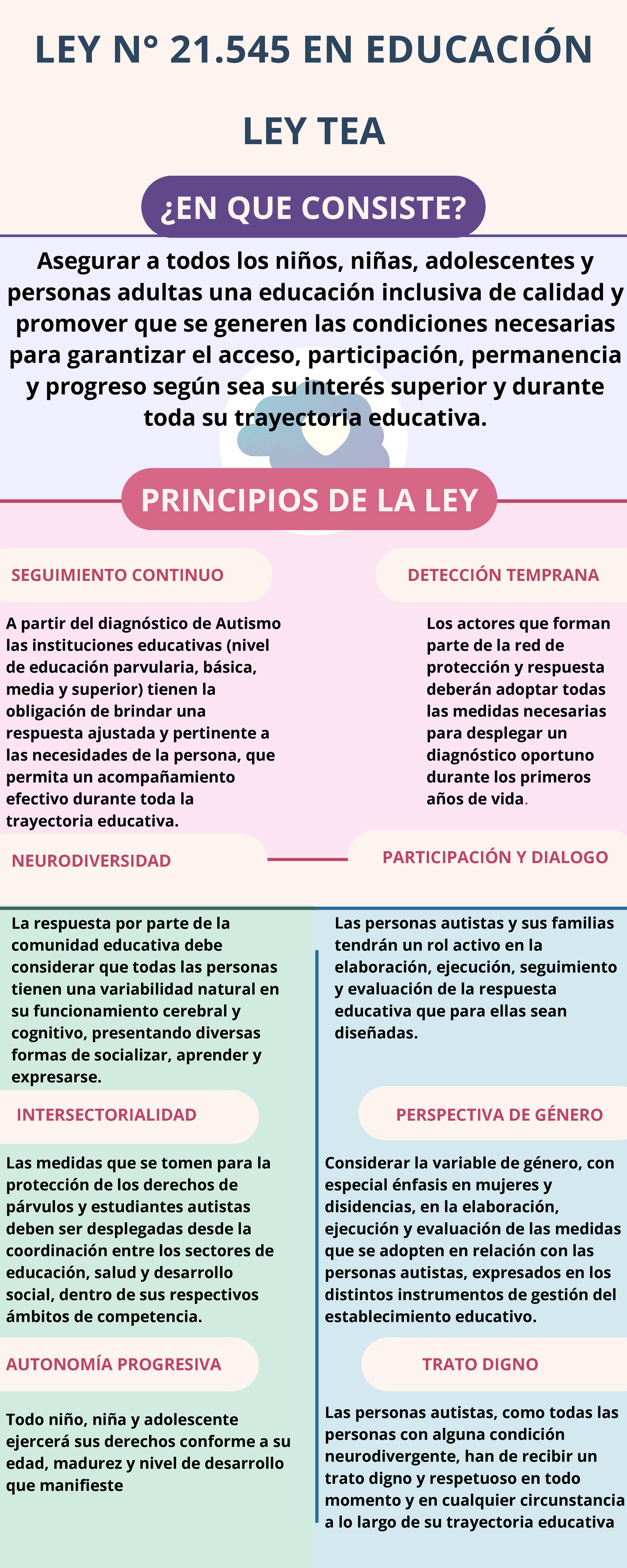Información Ley TEA - Ley Tea - ¿EN QUE CONSISTE? PRINCIPIOS DE LA LEY ...