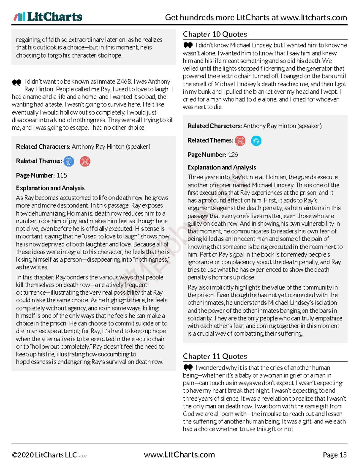 The-Sun-Does-Shine-Lit Chart 15 - regaining of faith so extraordinary ...