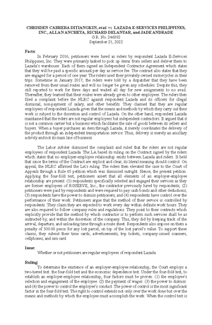 Obligations Contracts, Assignment 01 - LYCEUM OF THE PHILIPPINES ...
