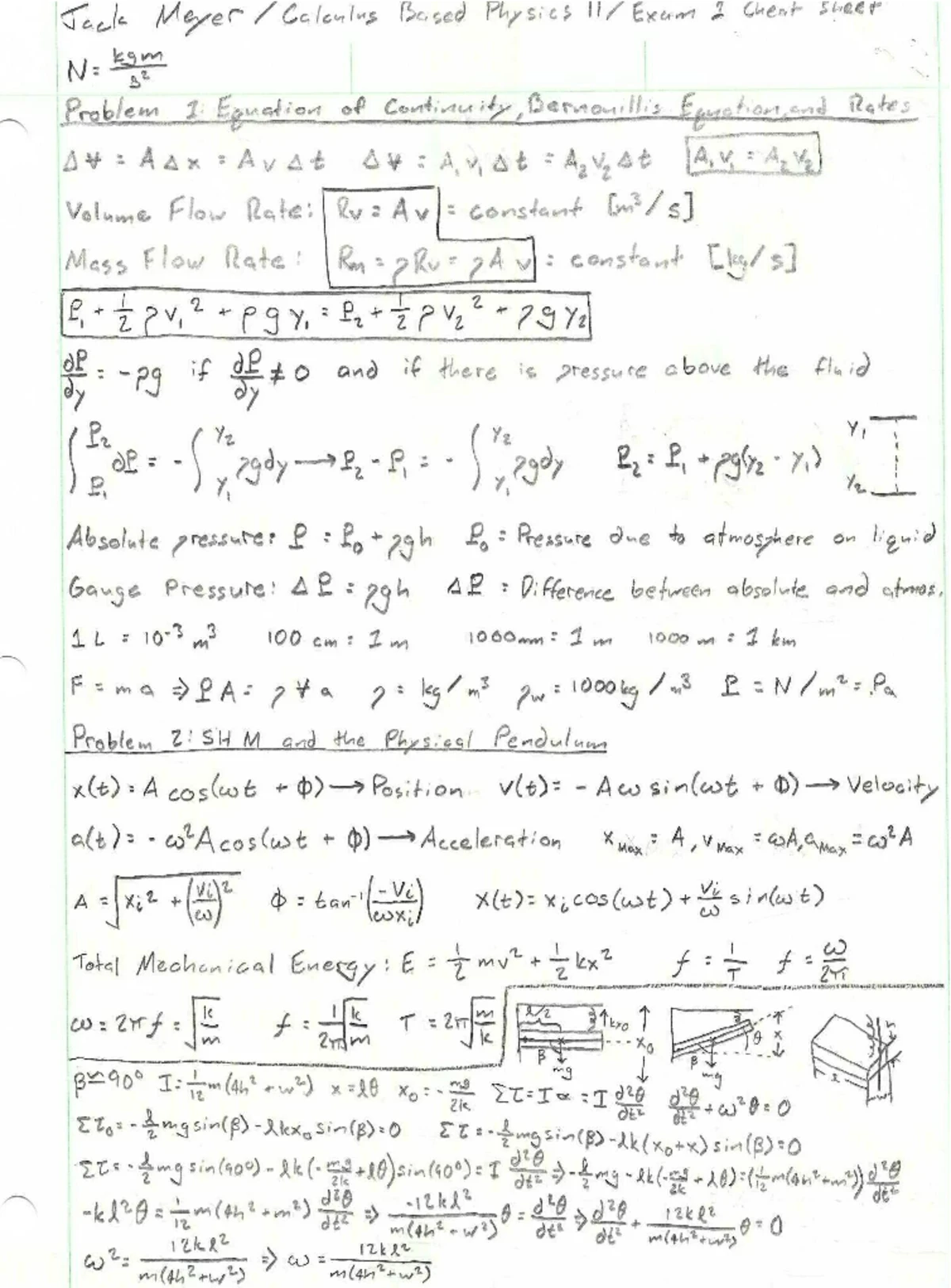 PHY 113 - Extra Credit 1 - Name: Jack Meyer Date: PHY 113: Physics I ...