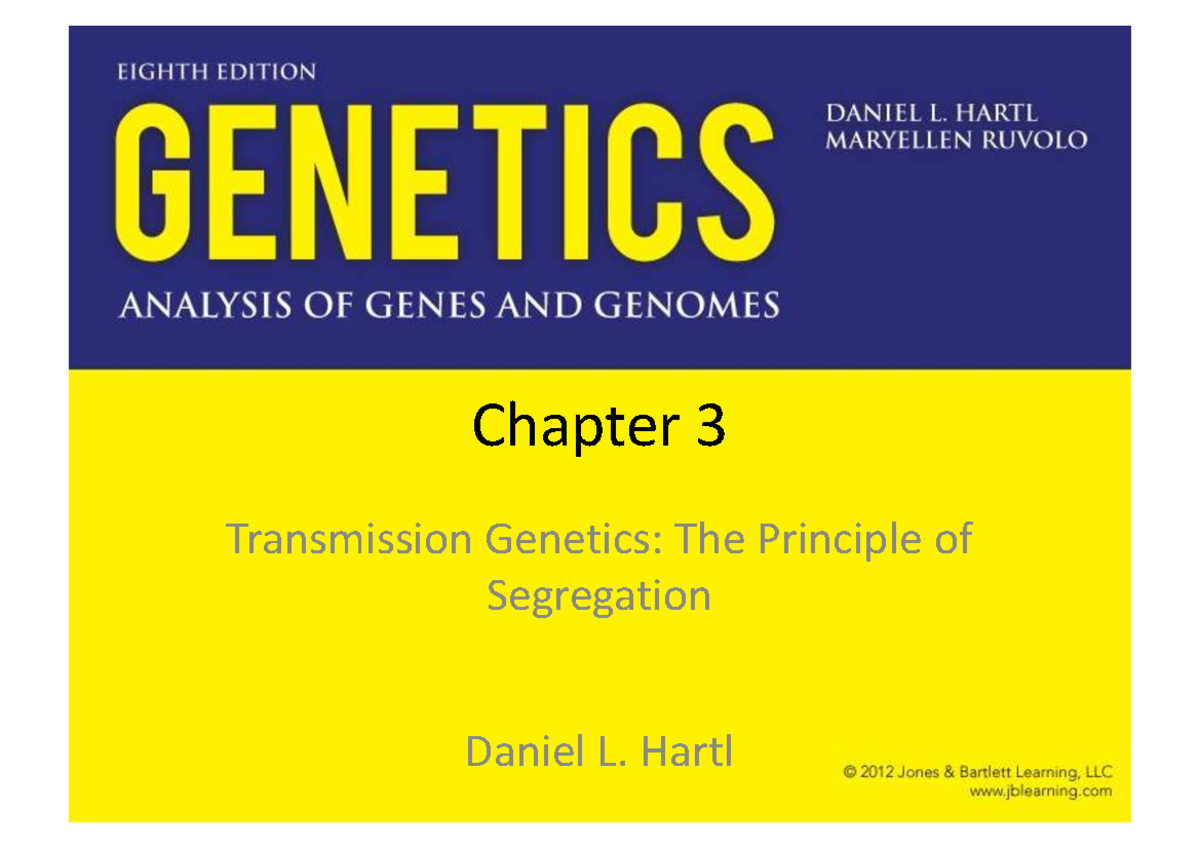 Chapter 3: Transmission Genetics and Mendel's Principles (BIO101) - Studocu