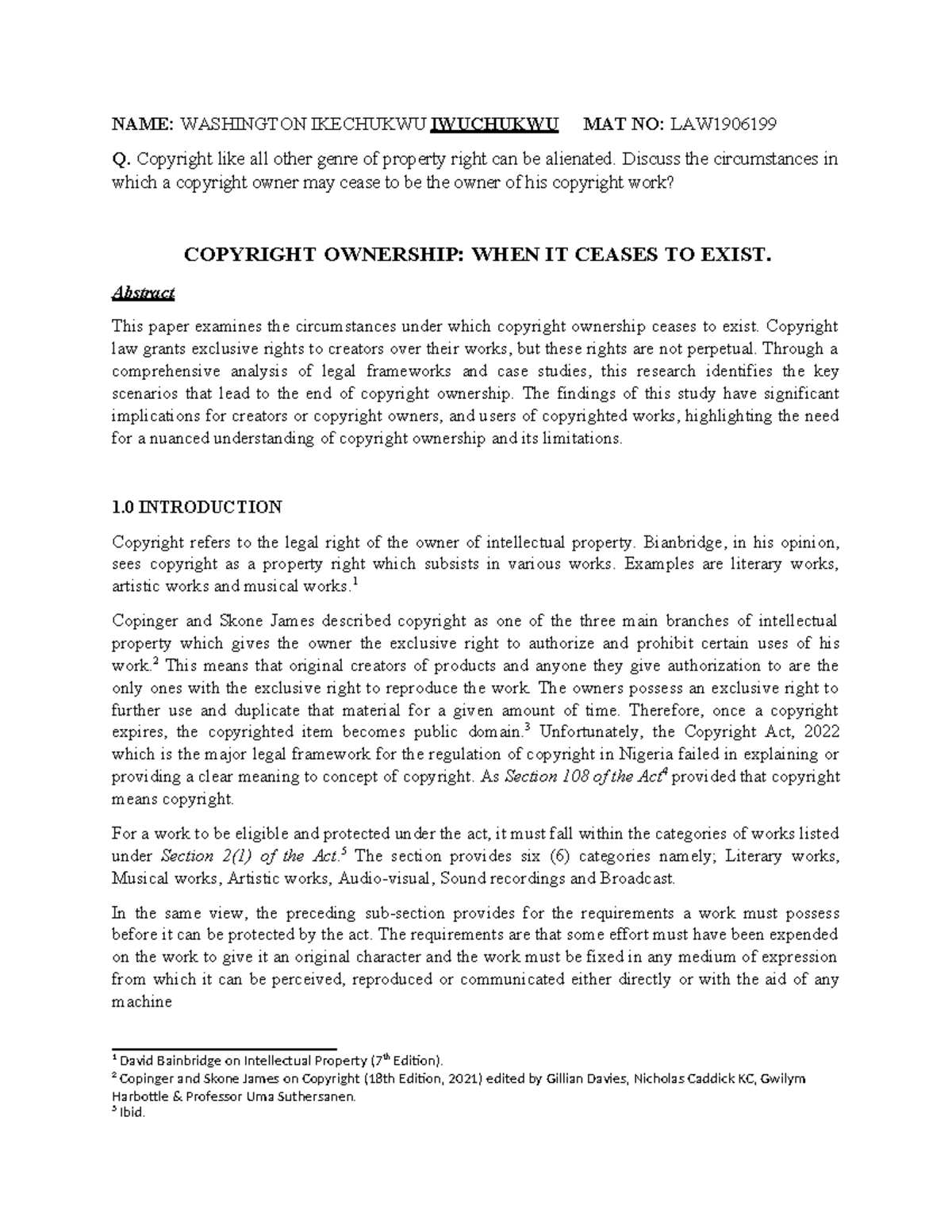 Copyright Ownership Termination: Key Circumstances Explained (LAW ...