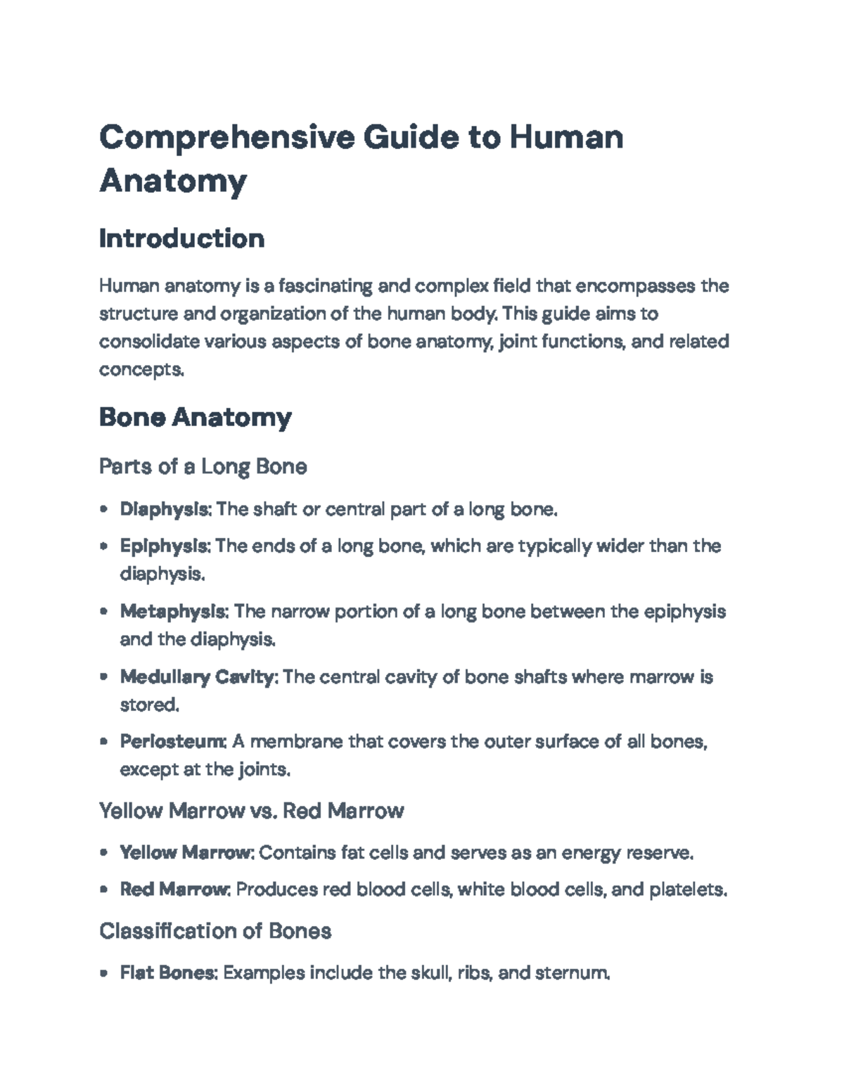 Comprehensive Guide to Human Anatomy - Structure & Function Insights ...