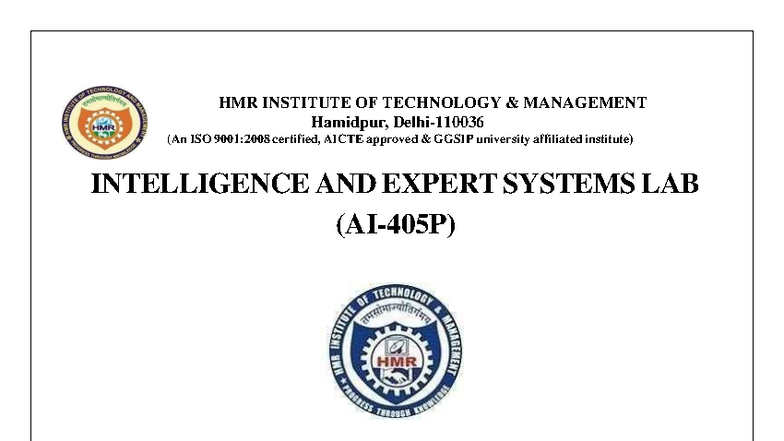 IES CSE 7C Practical File: PROLOG Experiments and Applications - Studocu