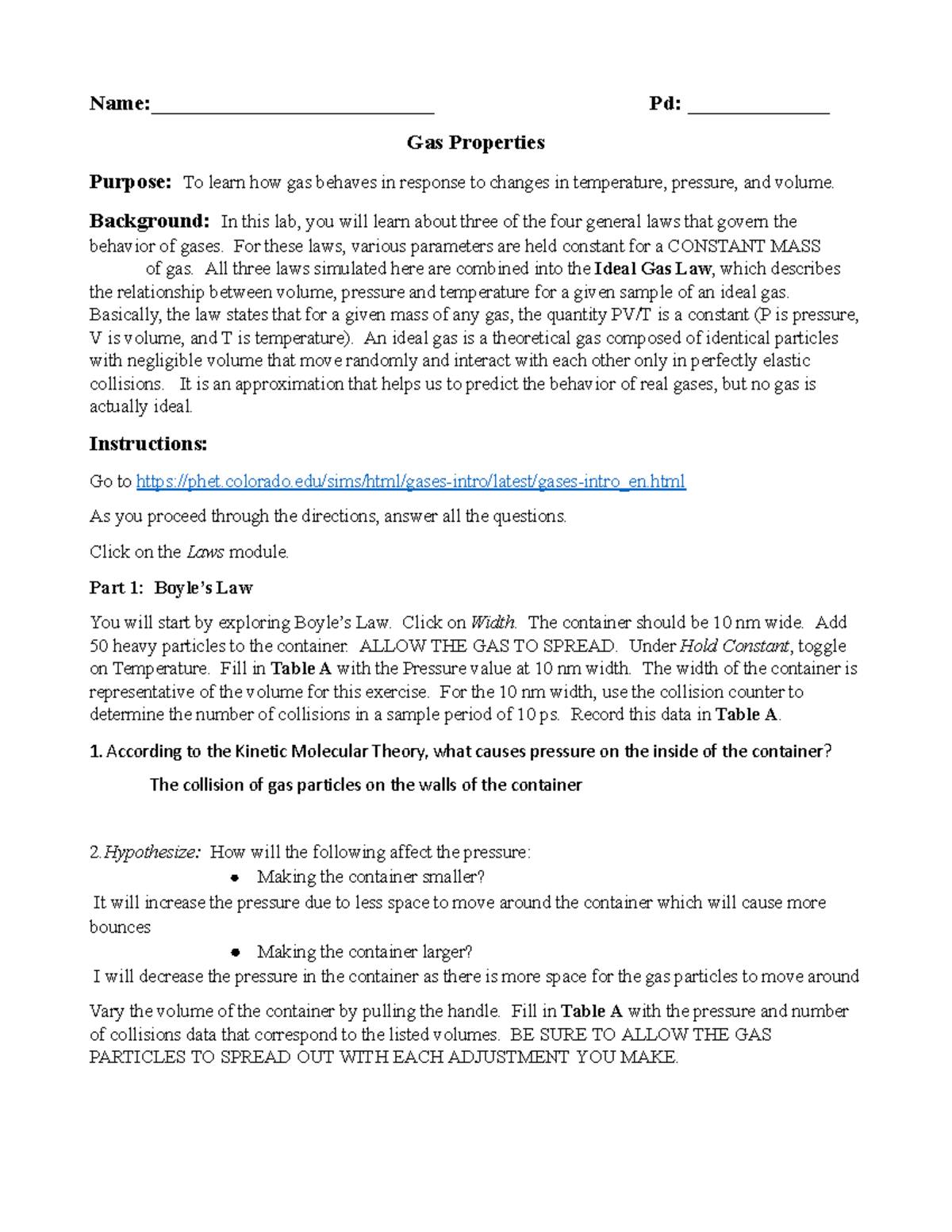 Ramirez, Antonio, Phet Gas Properties - Name ...