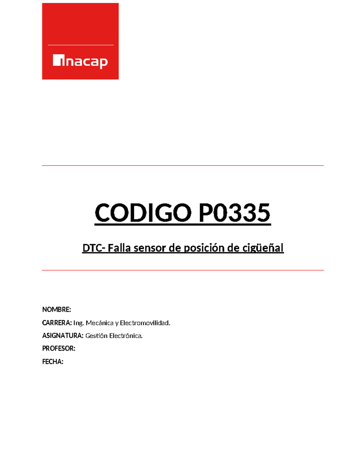 Reparación y Diagnóstico del Código DTC P0335 en Vehículos Chevrolet ...