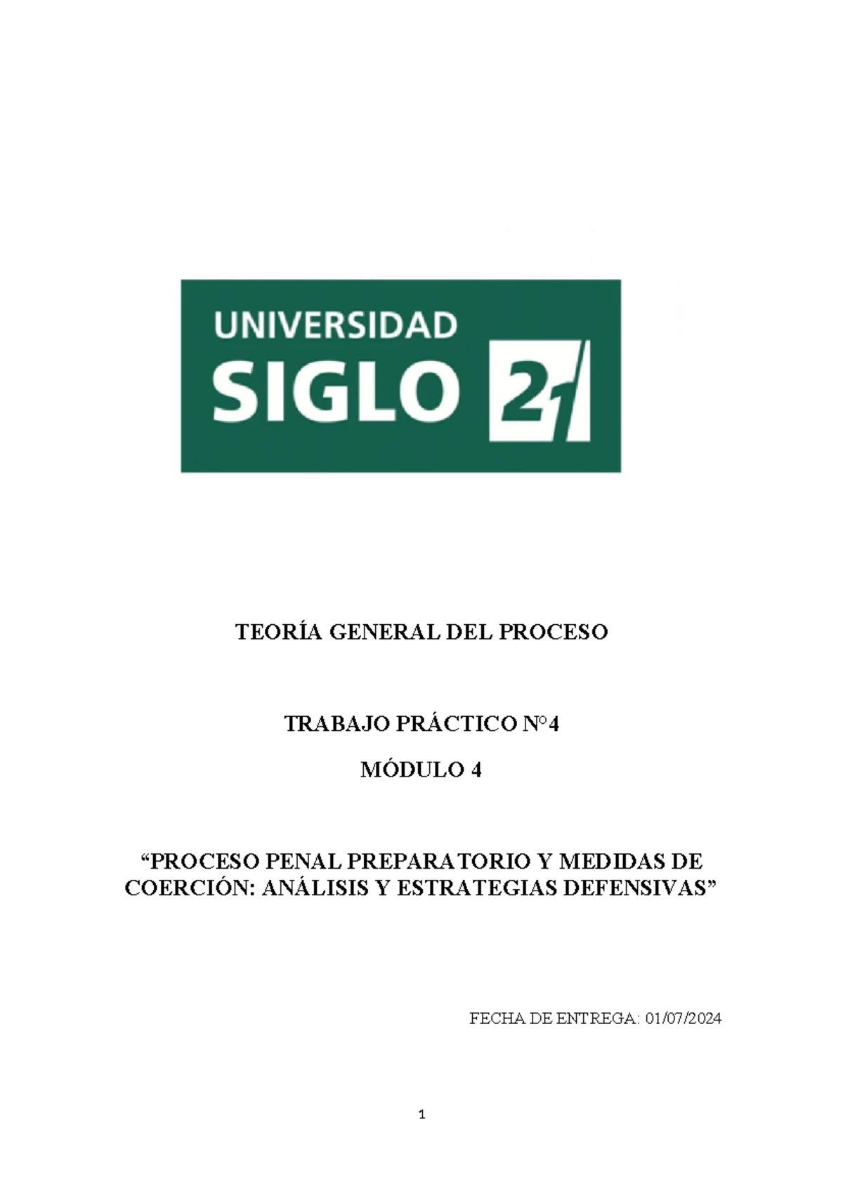 21-02-2025 - Teoría General del Proceso - Primer Parcial - NG🍀 - “De cada caída se aprende, y de ...