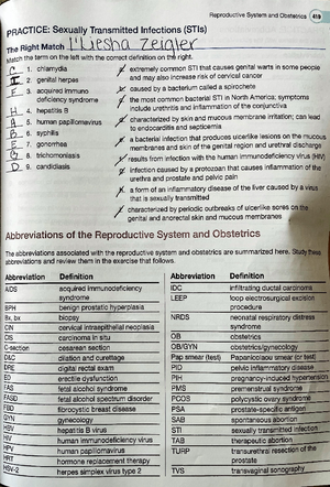 [Solved] First identify the procedural main term in the - Medical Terminology for AHS (ALHS 1090 ...