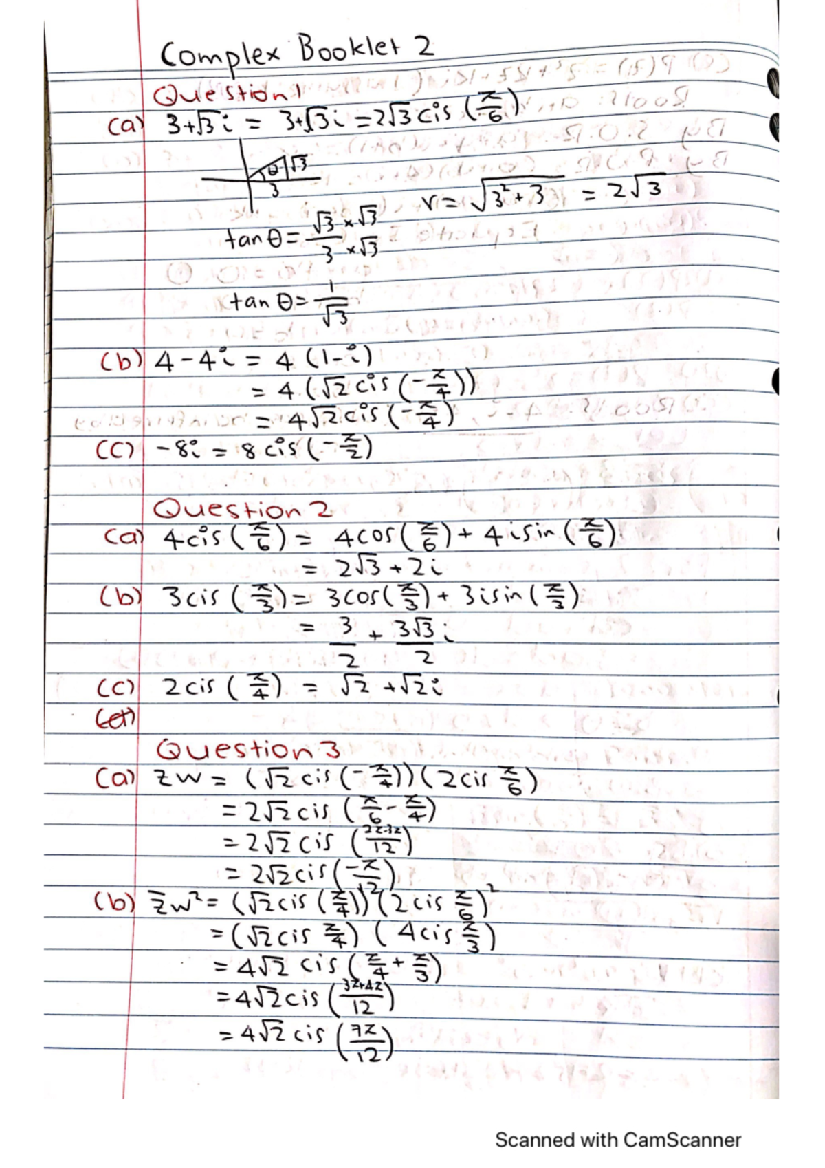 Complex Numbers 2 - Polar Form - The Grind Solutions (2) - Complex ...