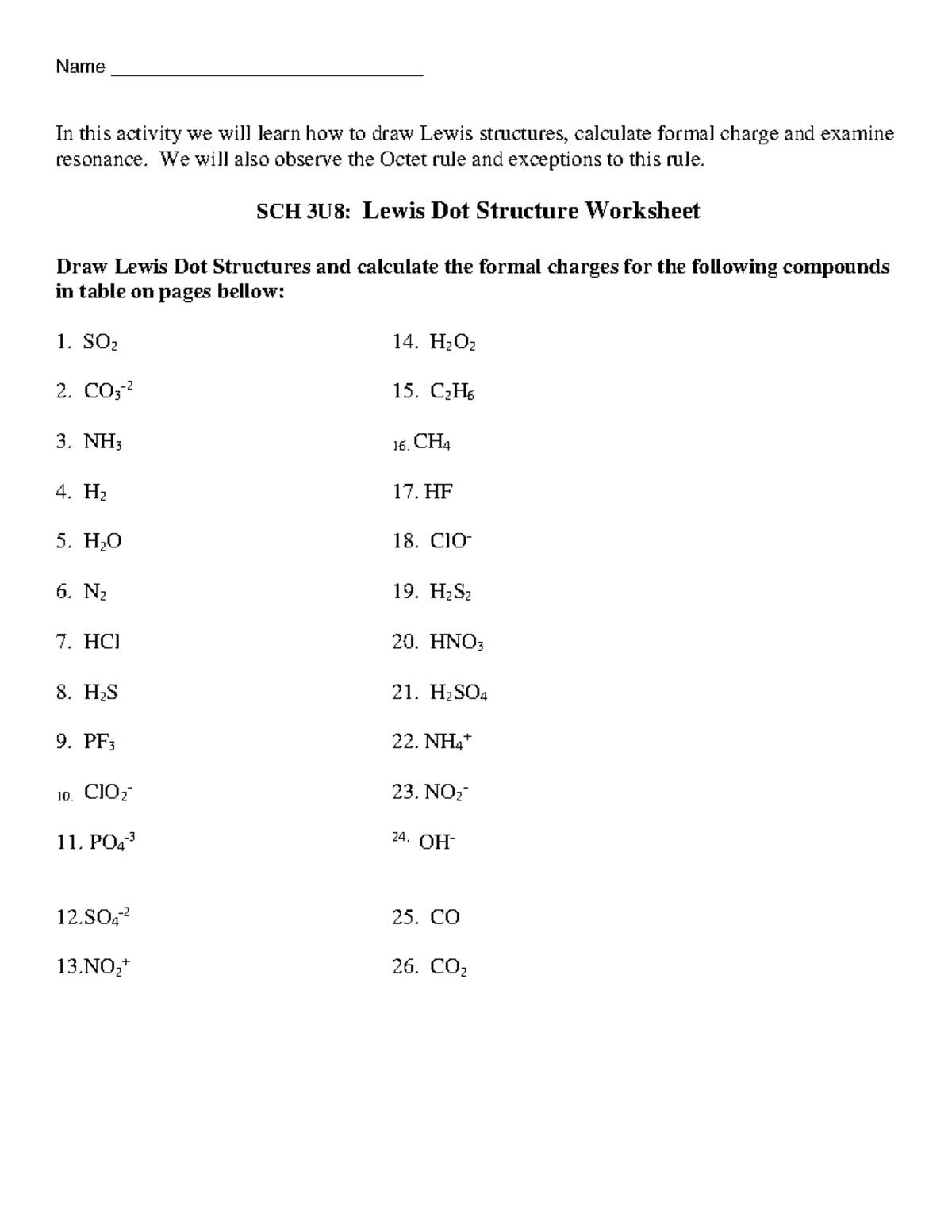 Naming Acids Worksheet Chemistry If8766